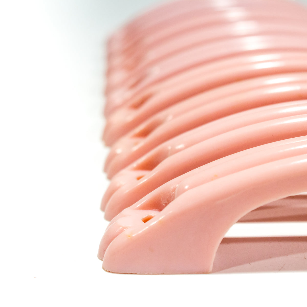 NOS Pink Deco Drawer Pull - Hippo Hardware & Trading Company