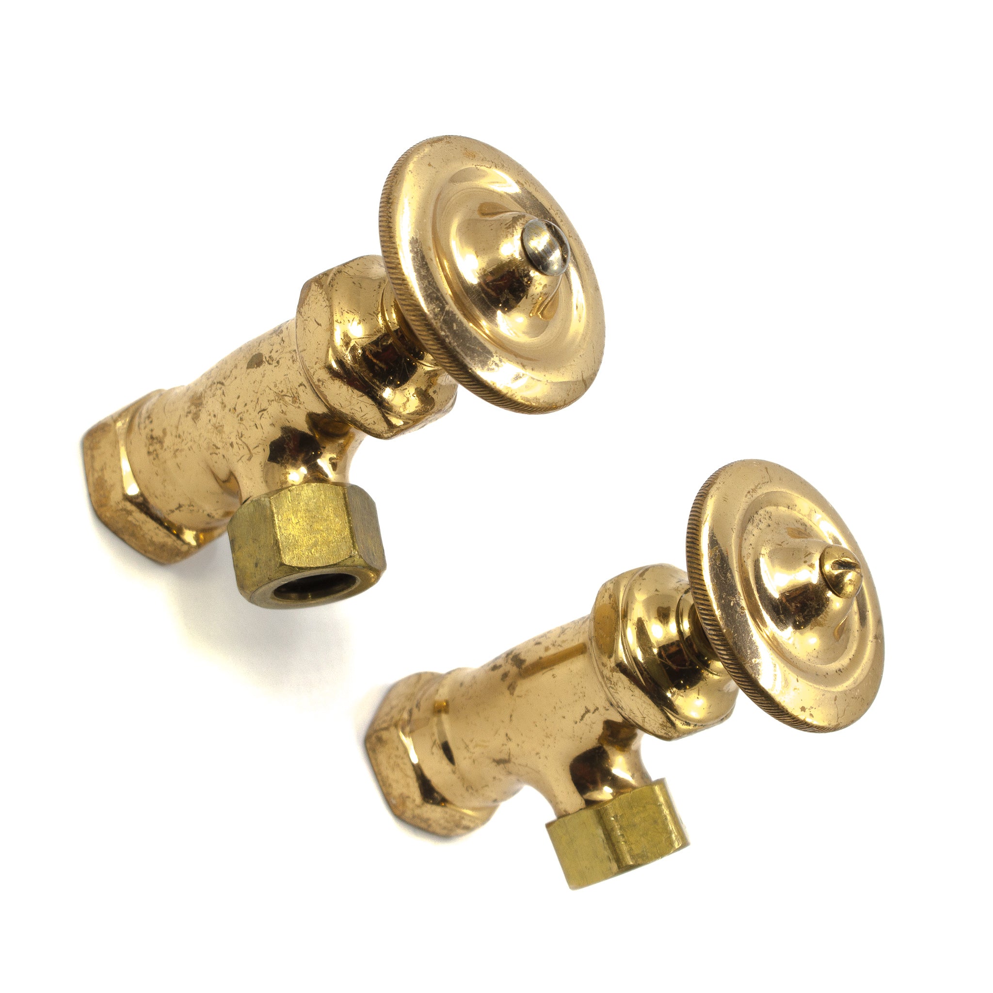 Bronze Angle Stops by Republic (pair) - Hippo Hardware & Trading Company